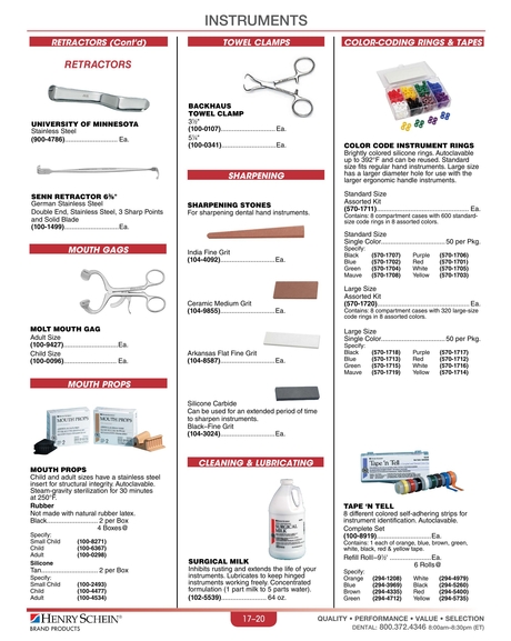 2021/2022 Henry Schein Brand Catalog - 17-20