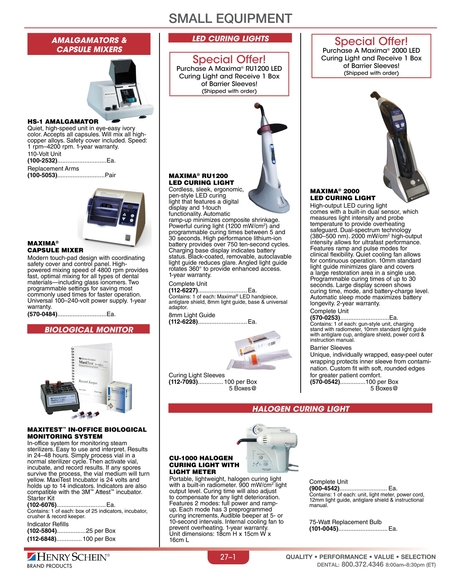 2021/2022 Henry Schein Brand Catalog - 27-1