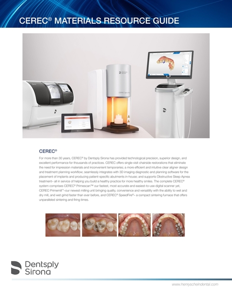 CEREC Materials Resource Guide - 2021-2022 - Cover2