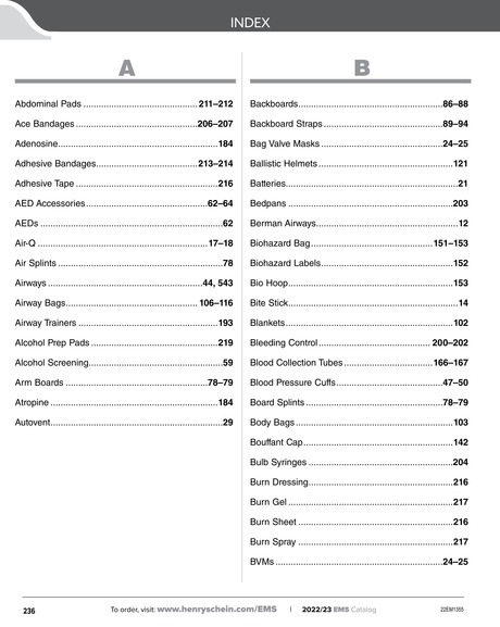 Medical - 2022 EMS Catalog - 236