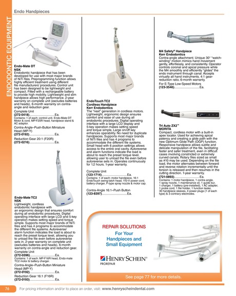 Endodontic Specialty Catalog 2022-2023 - 76