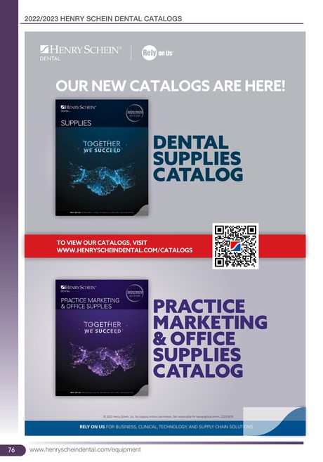 Dental Equipment Catalog - 2022/2023 - 76