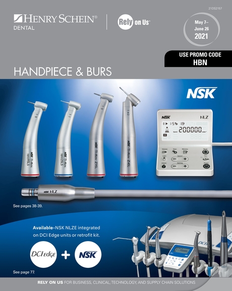 Handpiece & Burs Flyer - May/June 2021