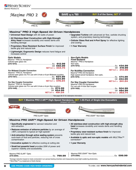 Handpiece & Burs Flyer - Journal Ad Version - May/June 2021 - 8