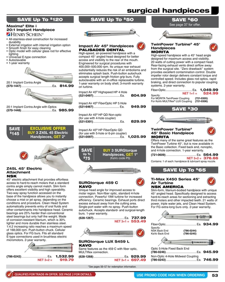 Handpiece & Burs Flyer - Journal Ad Version - May/June 2021 - 53