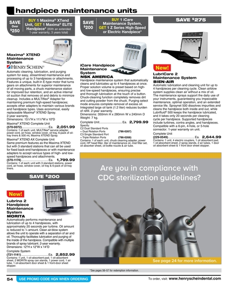 Handpiece & Burs Flyer - Journal Ad Version - May/June 2021 - 54