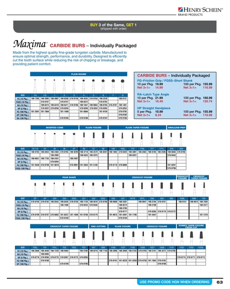 Handpiece & Burs Flyer - Journal Ad Version - May/June 2021 - 63