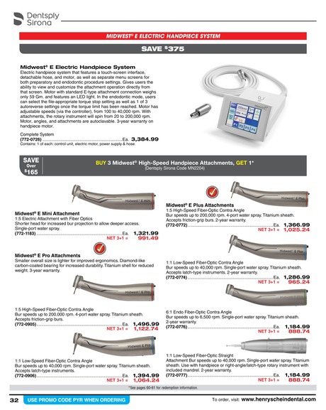 Handpiece & Burs Flyer - April-June 2022 - 32