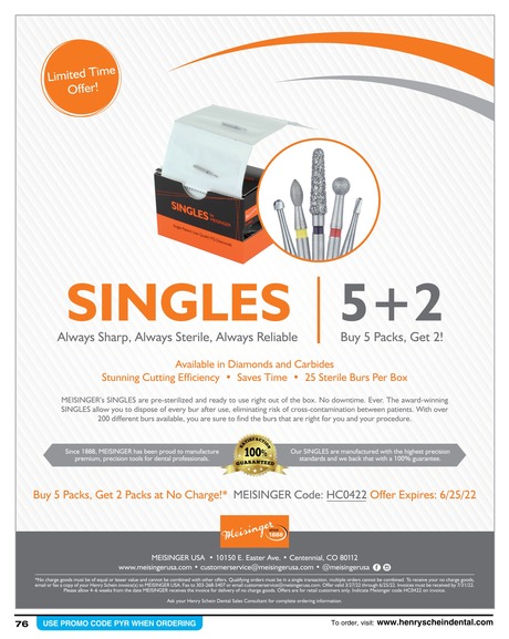 Handpiece & Burs Flyer - April-June 2022 - 76