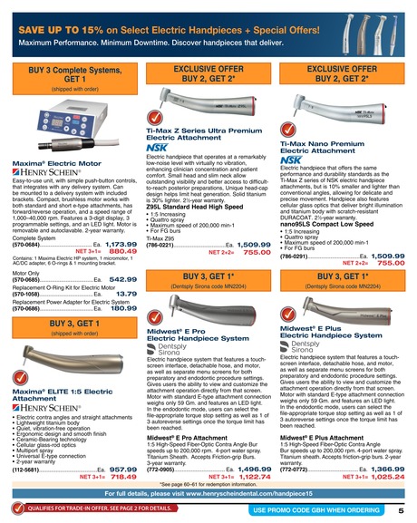 Handpiece & Burs Flyer - April-June 2022 - Journal - 5