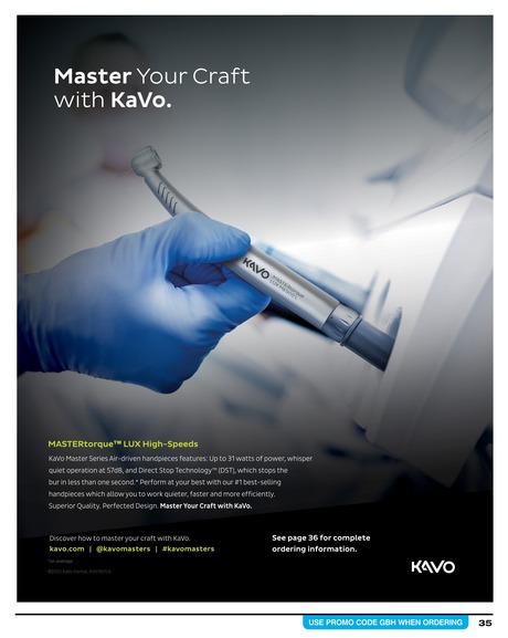 Handpiece & Burs Flyer - April-June 2022 - Journal - 35