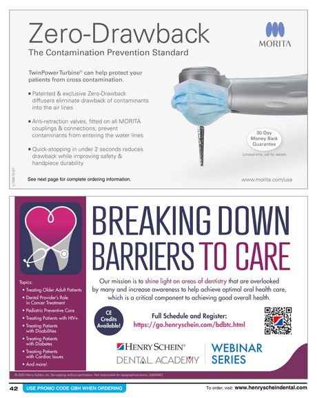Handpiece & Burs Flyer - April-June 2022 - Journal - 42