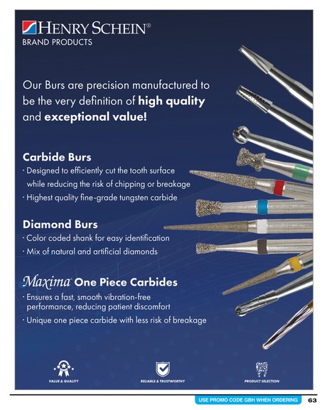 Handpiece & Burs Flyer - April-June 2022 - Journal - 63