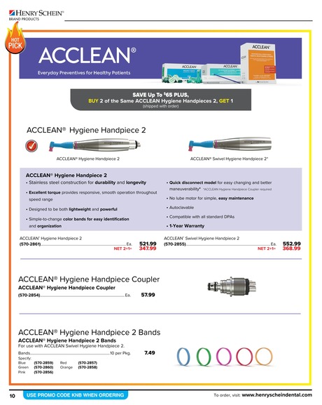 Handpiece & Small Equipment Flyer - October - December 2023 - Email - 10