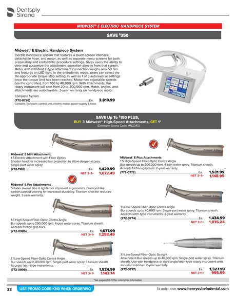 Handpiece & Small Equipment Flyer - October - December 2023 - Email - 22