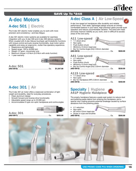 Handpiece & Small Equipment – October-December 2022 - 15