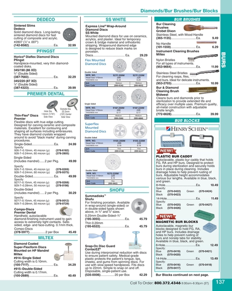 2017 Henry Schein Dental Merchandise Catalog - 137
