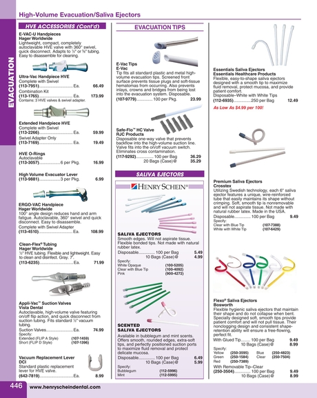2017 Henry Schein Dental Merchandise Catalog - 446