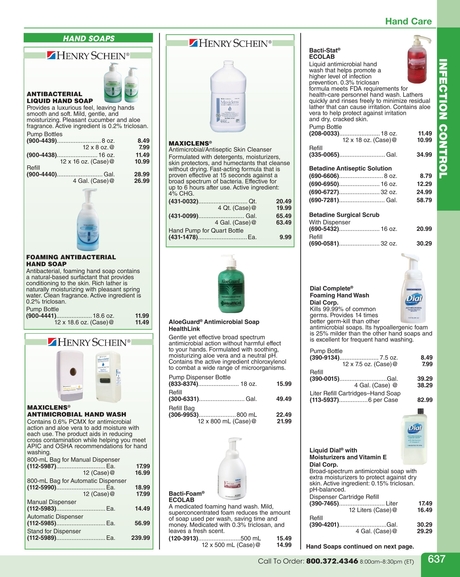 2017 Henry Schein Dental Merchandise Catalog - 637