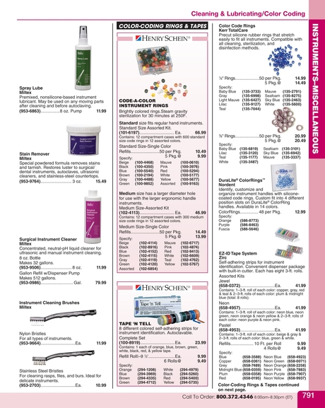 2017 Henry Schein Dental Merchandise Catalog - 791