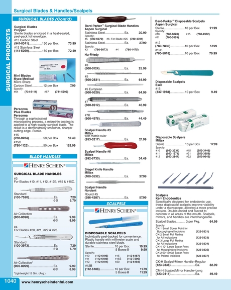 2017 Henry Schein Dental Merchandise Catalog