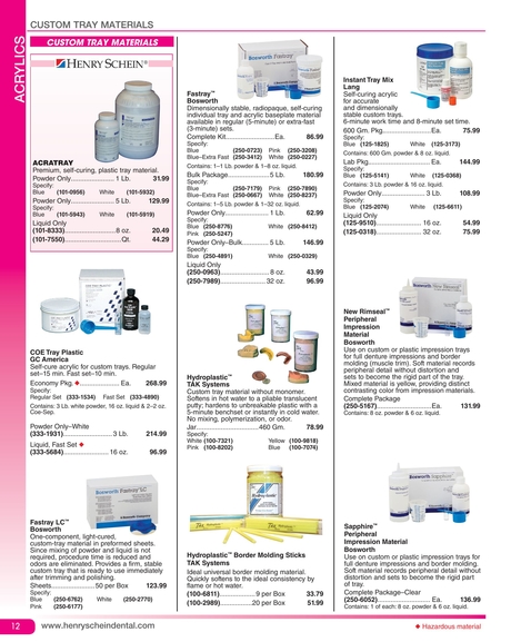 2018 Henry Schein Dental Merchandise Catalog