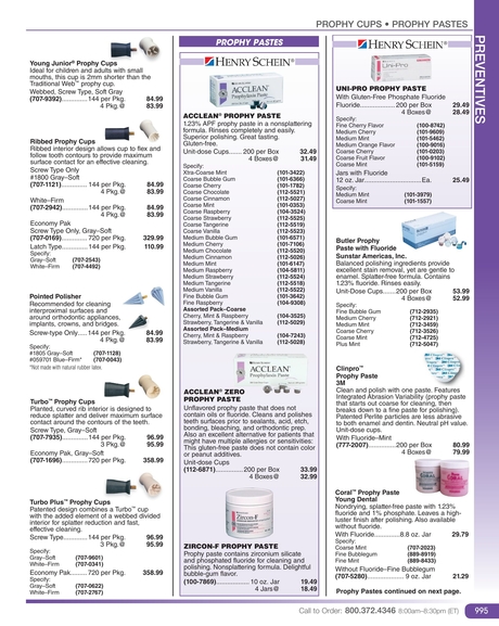 2018 Henry Schein Dental Merchandise Catalog