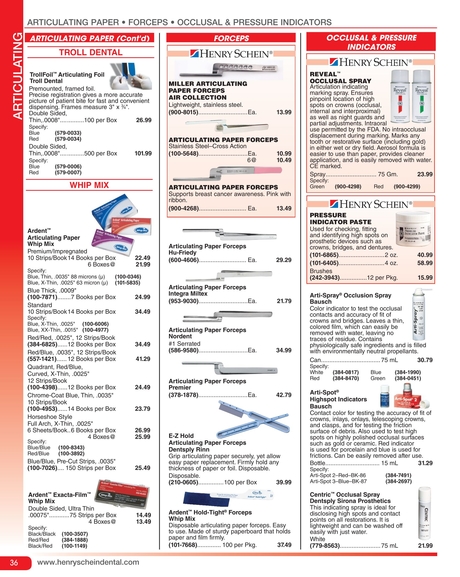 2018 Henry Schein Dental Merchandise Catalog - 36