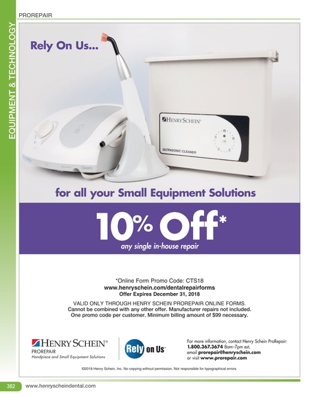 2018 Henry Schein Dental Merchandise Catalog - 382
