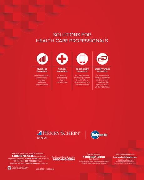 2019 Henry Schein Dental Merchandise Catalog (without pricing) - Cover4