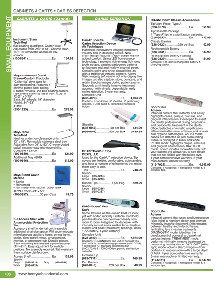 2019 Henry Schein Dental Merchandise Catalog - 408