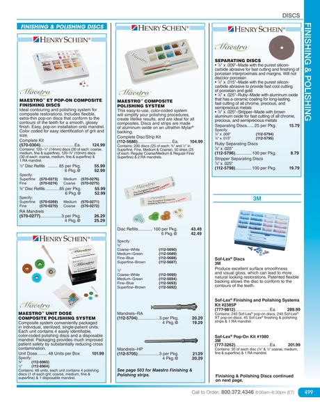 2019 Henry Schein Dental Merchandise Catalog - 499
