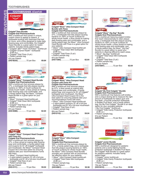 2019 Henry Schein Dental Merchandise Catalog - 954