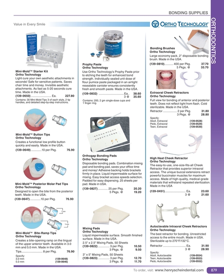 2020 Henry Schein Dental Merchandise Catalog - 879