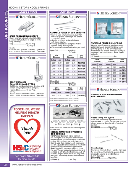 2020 Henry Schein Dental Merchandise Catalog (without pricing) - 908