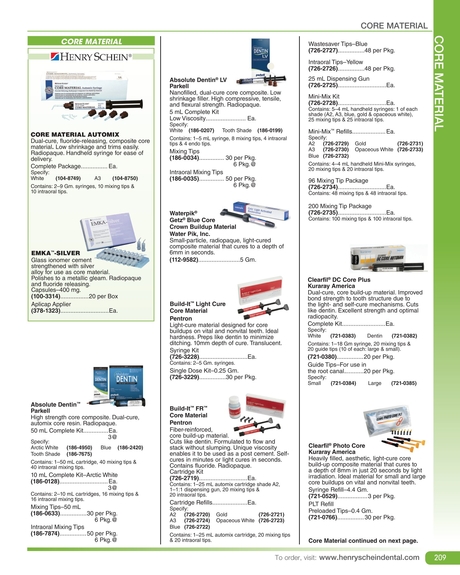 2020 Henry Schein Dental Merchandise Catalog (without pricing)