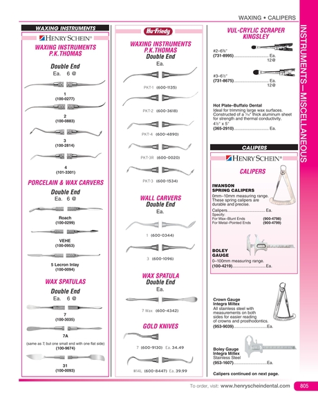 2020 Henry Schein Dental Merchandise Catalog (without pricing) - 805