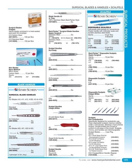 2020 Henry Schein Dental Merchandise Catalog (without pricing) - 1095