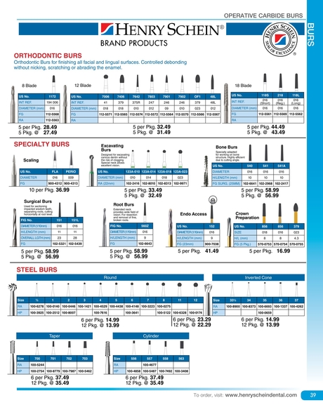 2021/2022 Henry Schein Dental Merchandise Catalog - 39