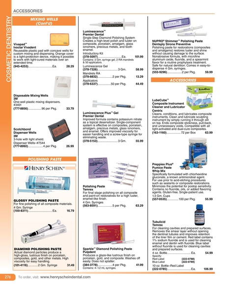 2021/2022 Henry Schein Dental Merchandise Catalog - 276