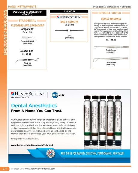 2021/2022 Henry Schein Dental Merchandise Catalog - 374