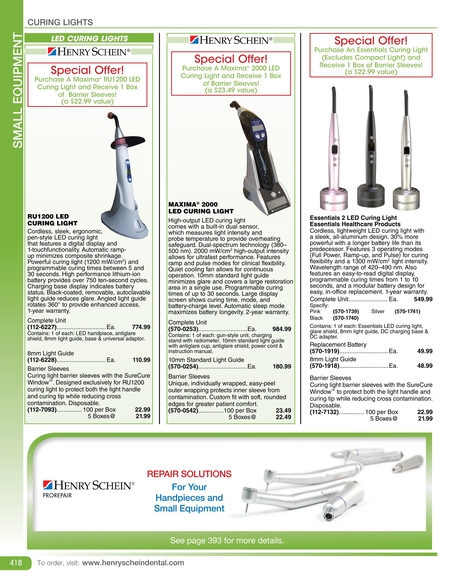2021/2022 Henry Schein Dental Merchandise Catalog - 418