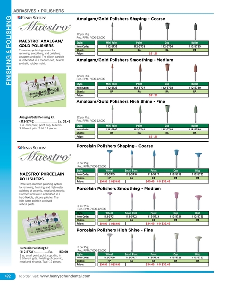 2021/2022 Henry Schein Dental Merchandise Catalog - 492
