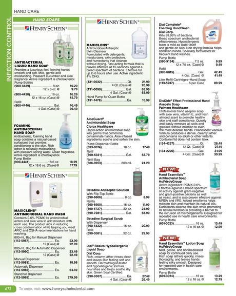2021/2022 Henry Schein Dental Merchandise Catalog - 672