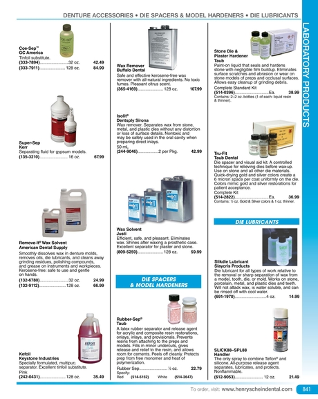 2021/2022 Henry Schein Dental Merchandise Catalog - 841