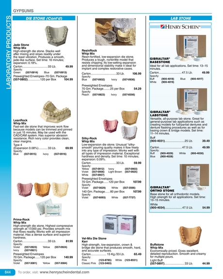 2021/2022 Henry Schein Dental Merchandise Catalog - 844
