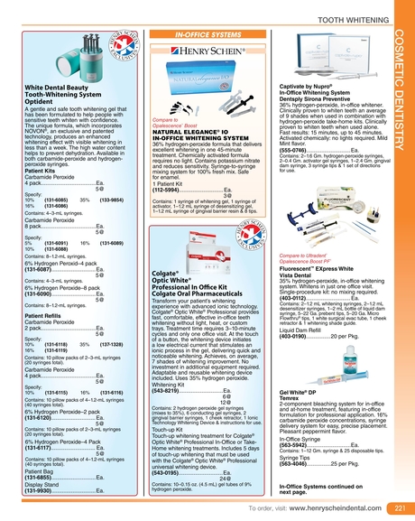 2021/2022 Henry Schein Dental Merchandise Catalog (without pricing) - 221