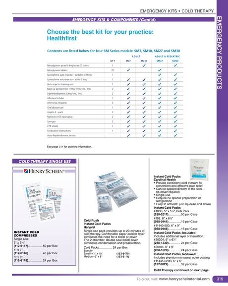 2021/2022 Henry Schein Dental Merchandise Catalog (without pricing) - 315
