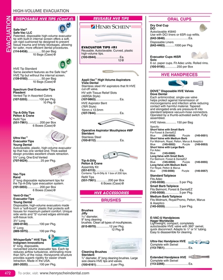 2021/2022 Henry Schein Dental Merchandise Catalog (without pricing) - 472