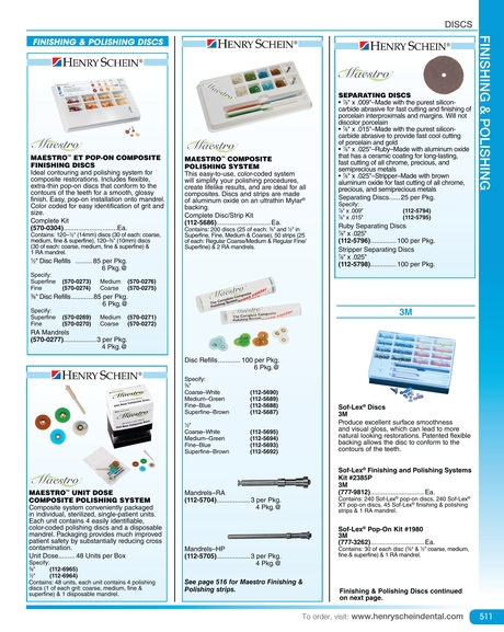 2021/2022 Henry Schein Dental Merchandise Catalog (without pricing) - 511